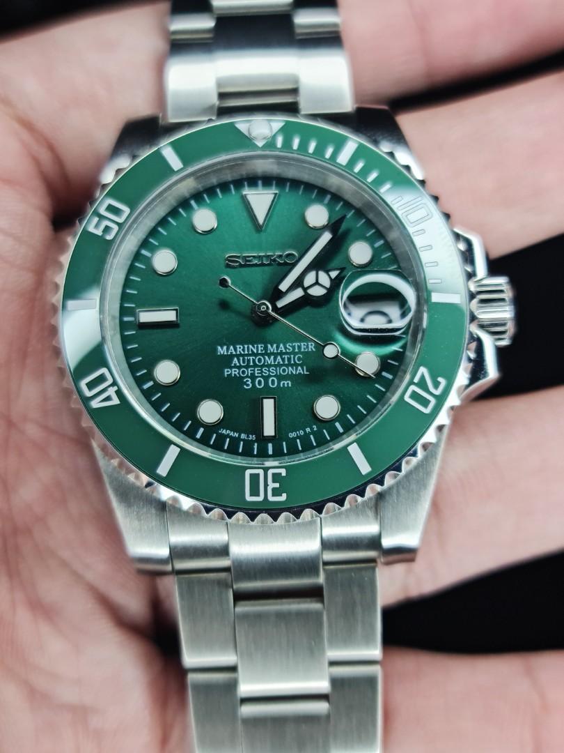 Seiko Seikolex Hulk Submariner Mod, Men's Fashion, Watches ...
