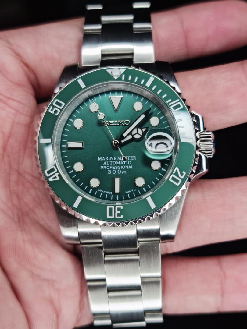 Seiko Seikolex Hulk Submariner Mod, Men's Fashion, Watches ...