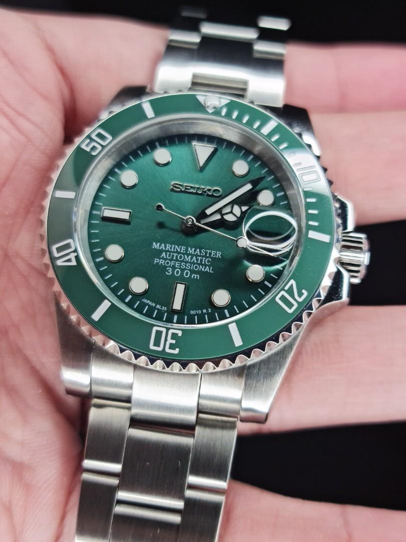 Seiko Seikolex Hulk Submariner Mod, Men's Fashion, Watches ...