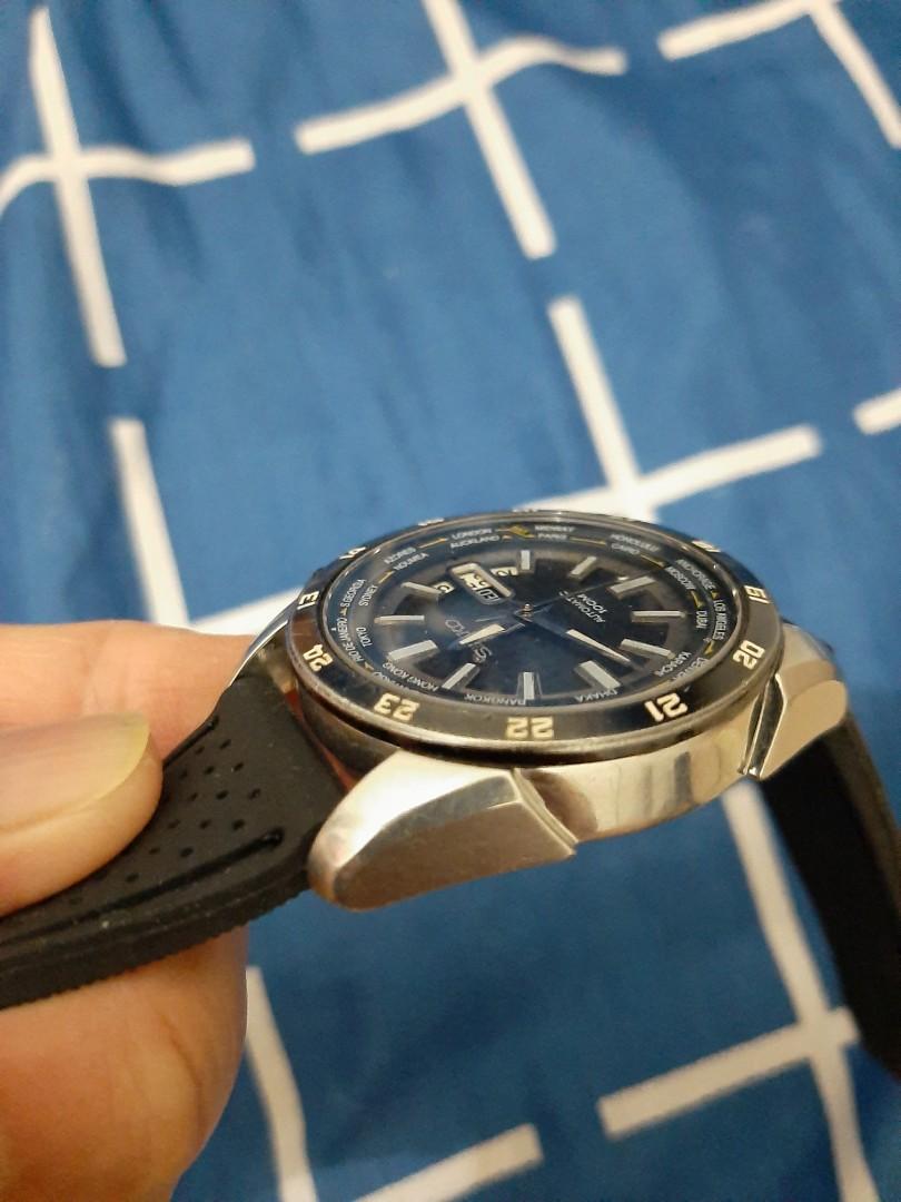 Seiko World Time 4R16 "SRP037K1" Automatic Men's, Men's Fashion, Watches & Accessories, Watches ...