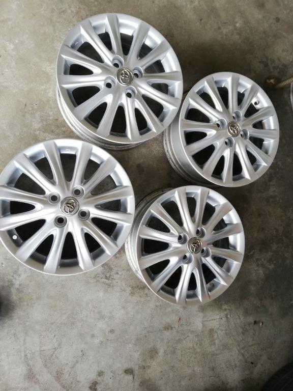 sport rim second toyota vios altis 15 inch, Auto Accessories on Carousell