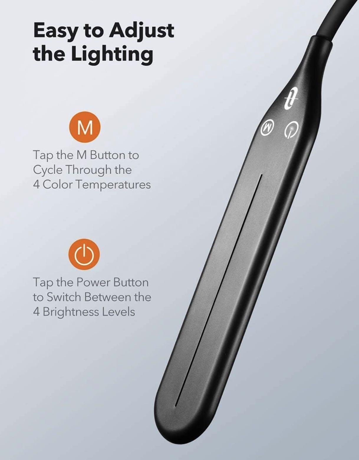 TaoTronics LED Floor Lamp, 4 Brightness Levels & 4 Colors Dimmable ...