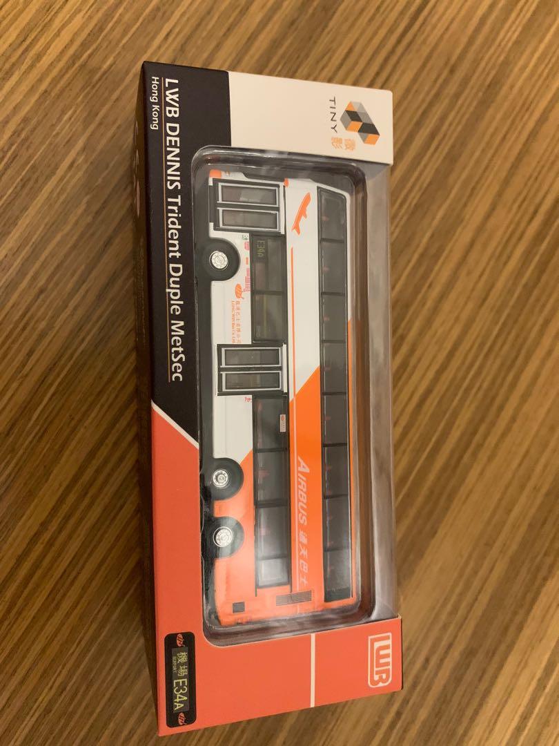 Tiny 微影 合金巴士 九巴 KMB 龍運 LWB E34A Dennis Trident, 興趣及遊戲, 玩具 & 遊戲類 - Carousell