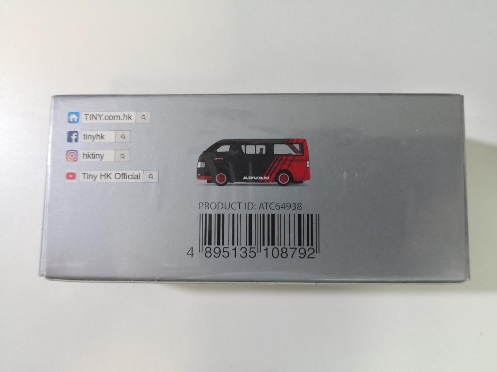 Tiny 微影 Toyota Hiace ADVAN 限定, 興趣及遊戲, 玩具 & 遊戲類 - Carousell