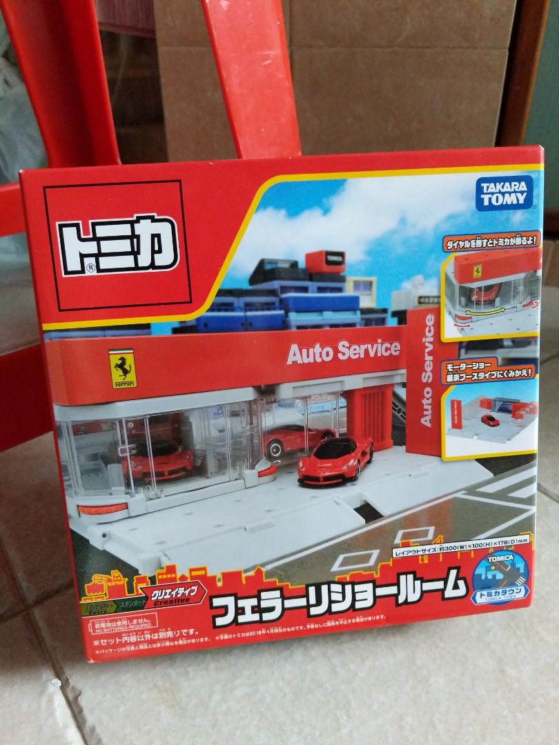 Tomica Town Ferrari Dealership, Hobbies & Toys, Toys & Games on Carousell