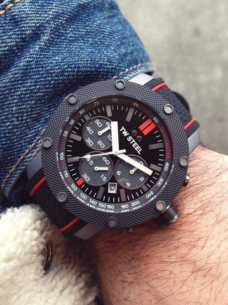 Tw steel rubber strap ts6, Men's Fashion, Watches & Accessories ...