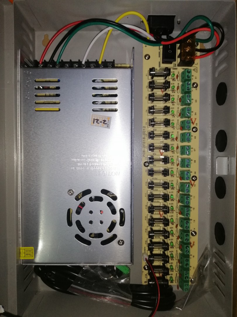 12v 30amp power supply 18ch, Furniture & Home Living, Security & Locks ...