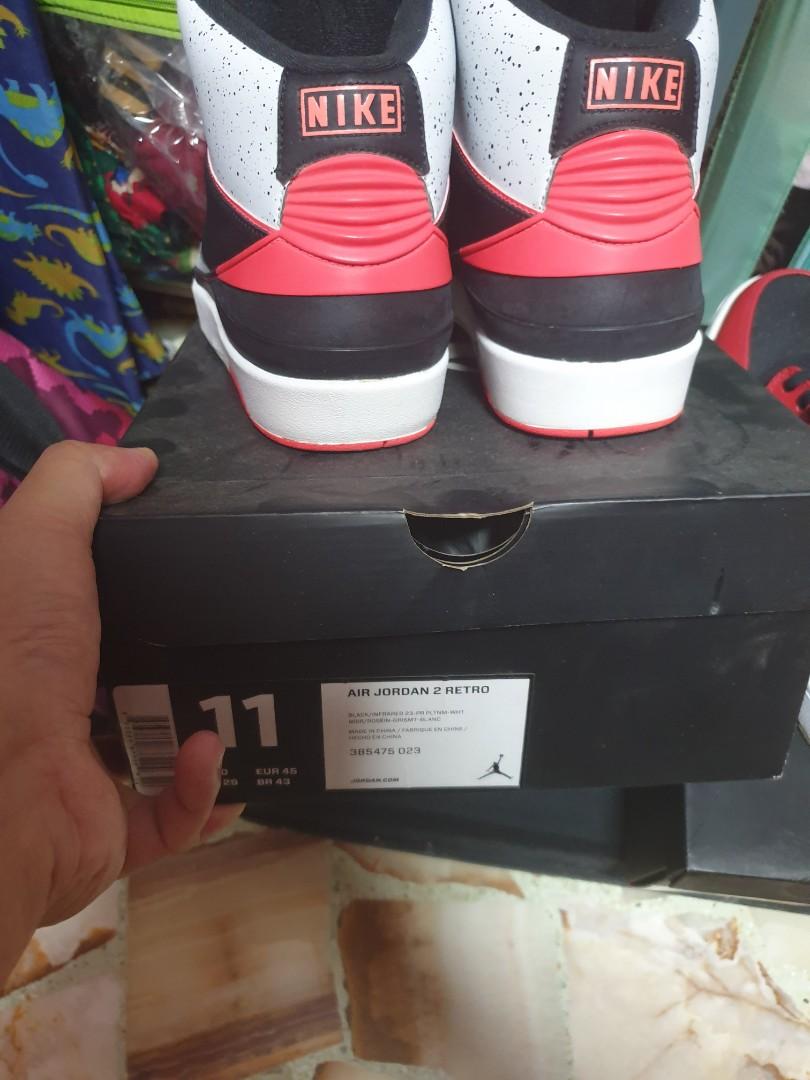 AJ2 Retro infrared cement, Men's Fashion, Footwear, Sneakers on Carousell