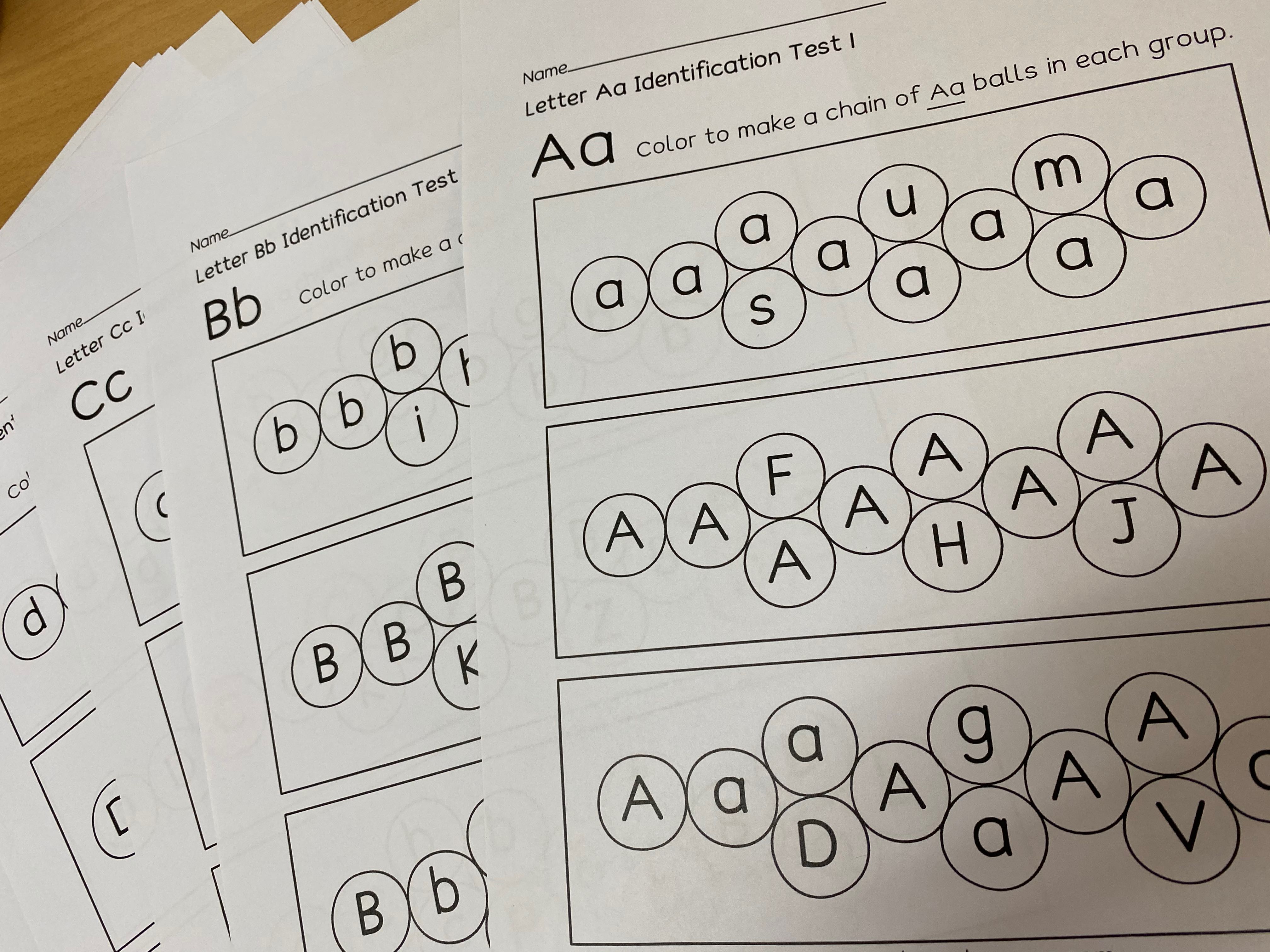 Alphabet (A-Z) Identification and Colour Activity Sheets, Hobbies ...
