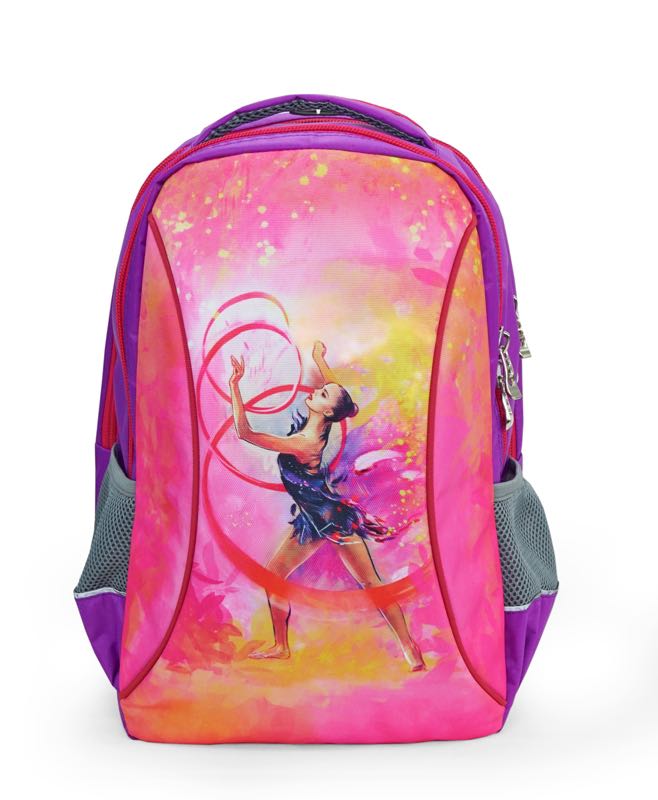 Backpack with gymnast, Hobbies & Toys, Stationery & Craft, Stationery ...