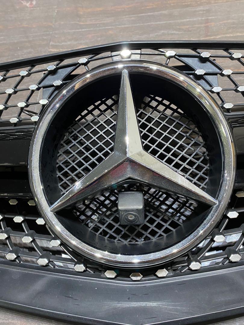 Benz W212 Front Diamond Grill (with HD camera), Car Accessories ...