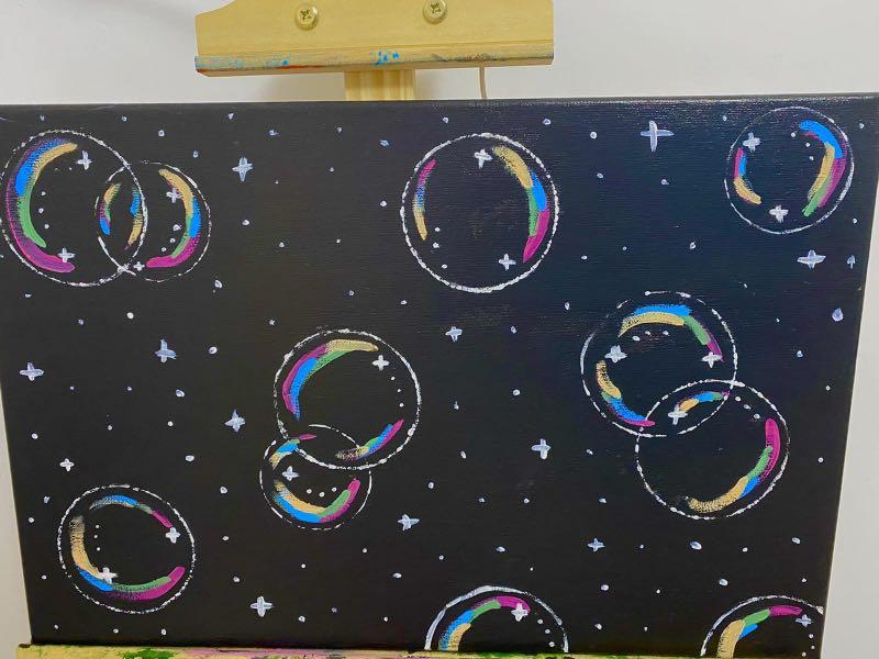 Bubble Acrylic Canvas Acrylic Art & Collectibles etna.com.pe