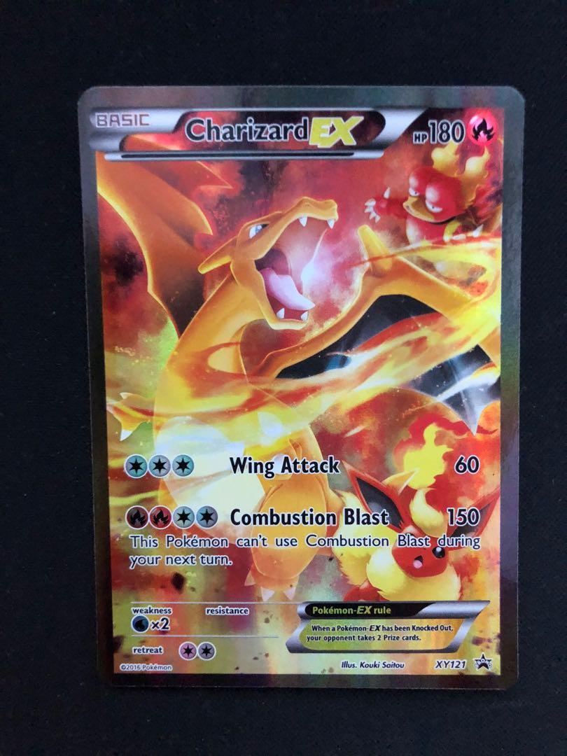 Charizard EX XY121, Toys & Games, Board Games & Cards on Carousell