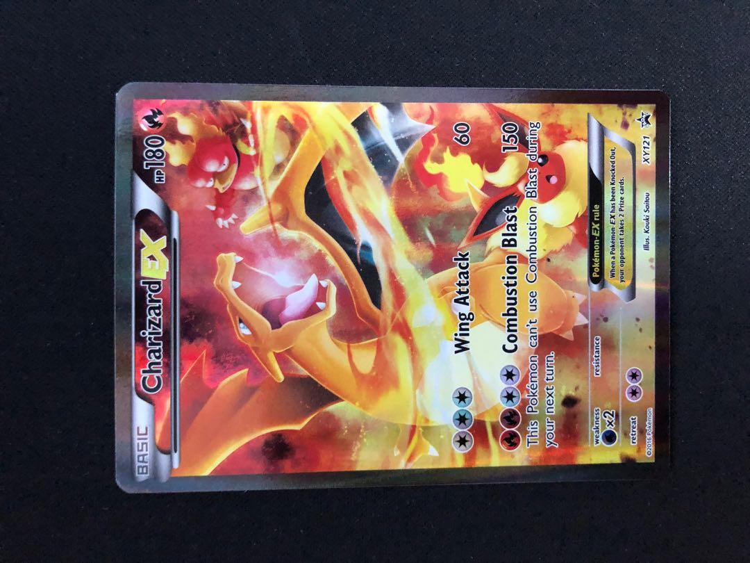 Charizard EX XY121, Toys & Games, Board Games & Cards on Carousell