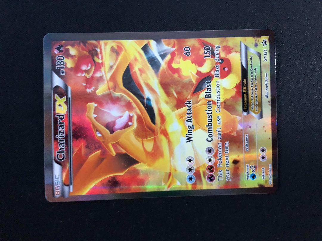 Charizard EX XY121, Toys & Games, Board Games & Cards on Carousell