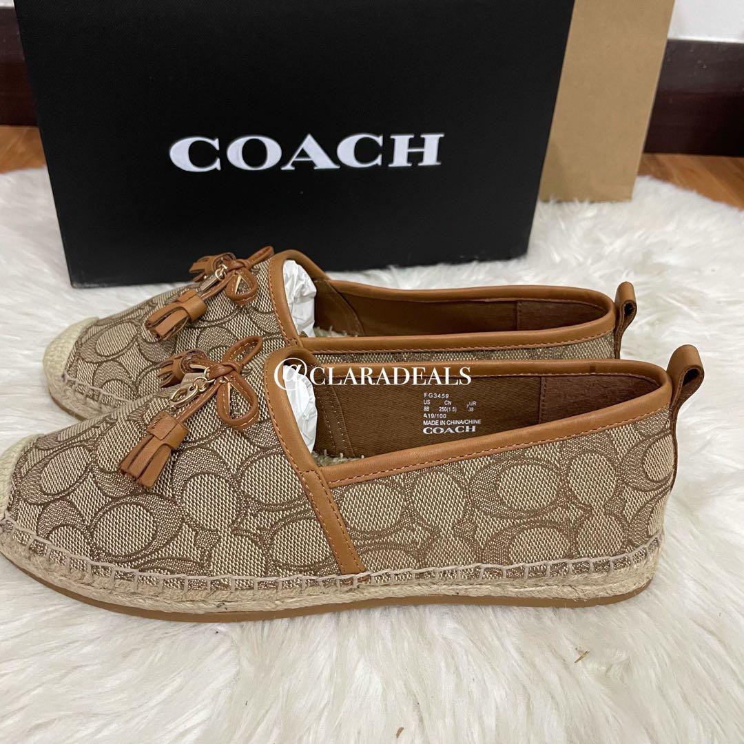 Coach Carson Shoes Espadrilles, Women's Fashion, Footwear, Loafers on ...