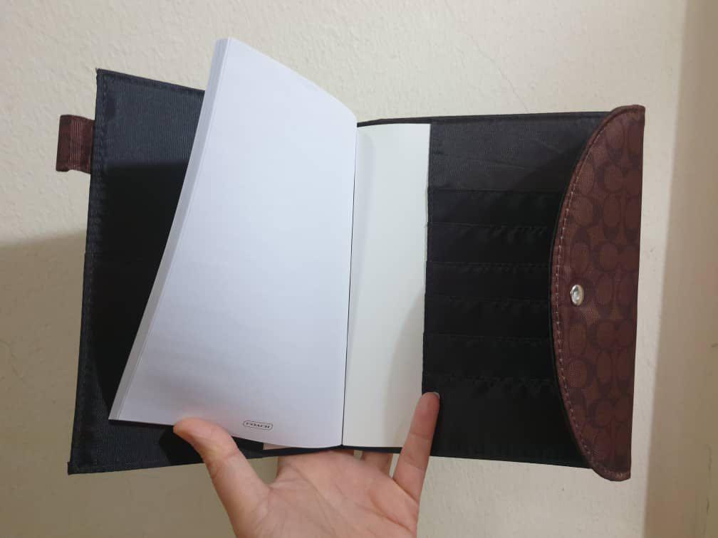 Coach refillable diary + case, Hobbies & Toys, Books & Magazines ...