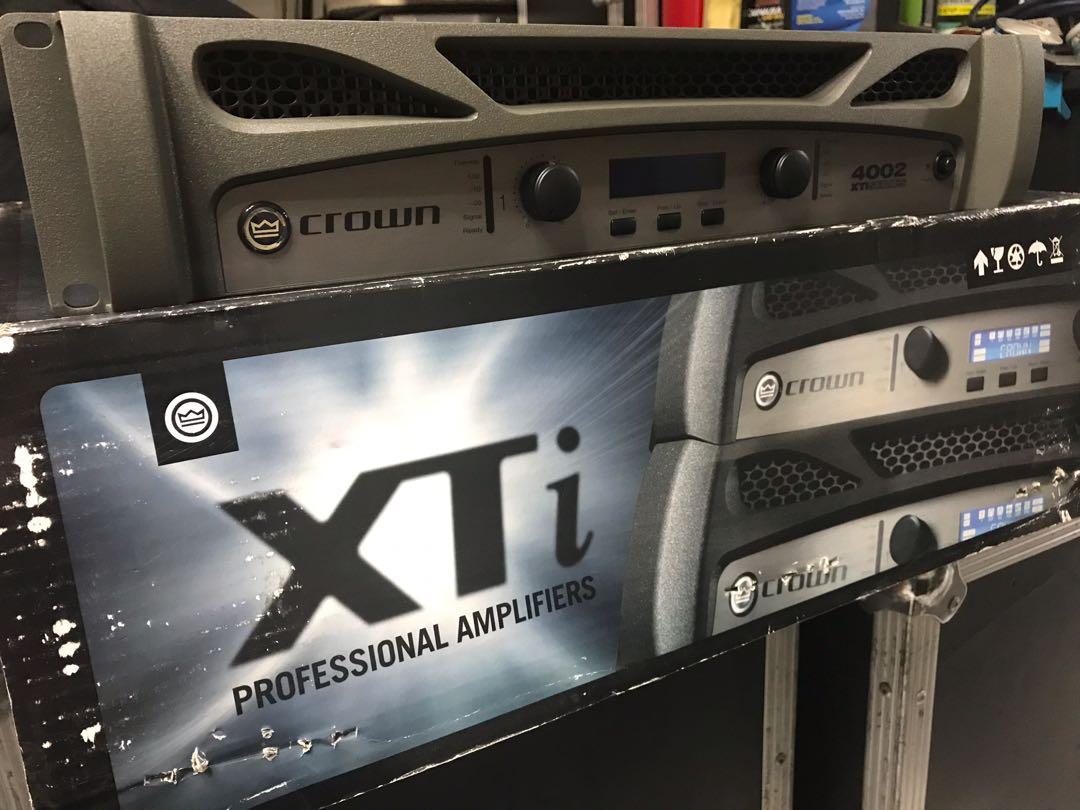 CROWN XTi POWER AMPLIFIER 4002, Audio, Soundbars, Speakers & Amplifiers ...