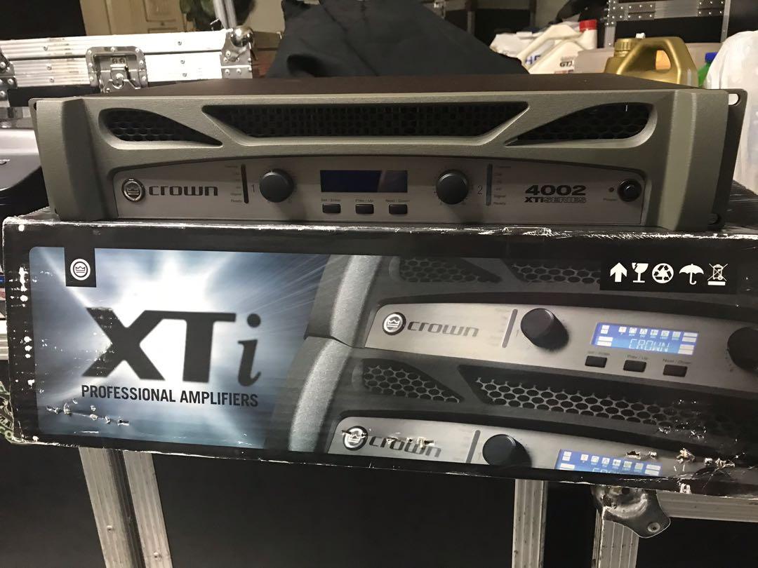 CROWN XTi POWER AMPLIFIER 4002, Audio, Soundbars, Speakers & Amplifiers ...