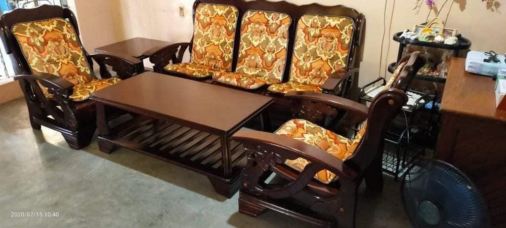 DRAGON SALA SET -MADE OF MALAYSIAN WOOD, Furniture & Home Living ...