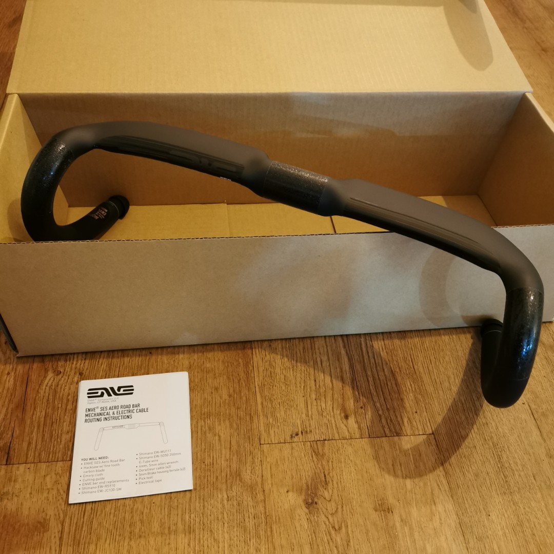 Enve Aero SES Gen 2 Drop Bar Aero Carbon Handlebar 42cm, Sports ...