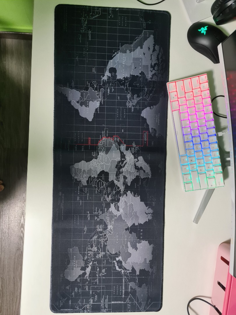 Gaming Mousepad - World Map Design, Computers & Tech, Parts ...