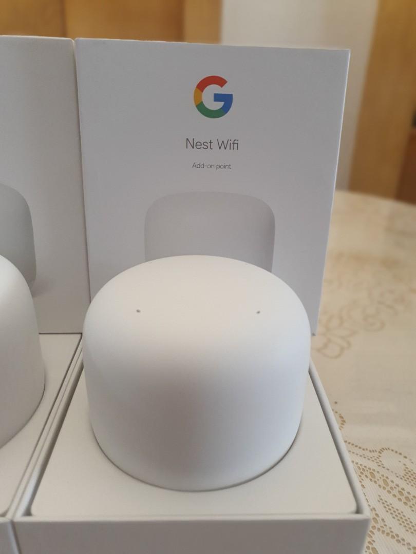 Google Nest Wifi Router and Satellite Add-on Point for Mesh Networking, Computers & Tech, Parts ...