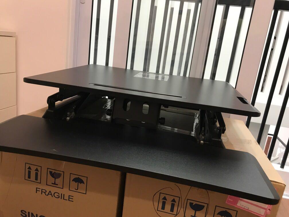 Height adjustable table top, Furniture & Home Living, Furniture, Tables ...