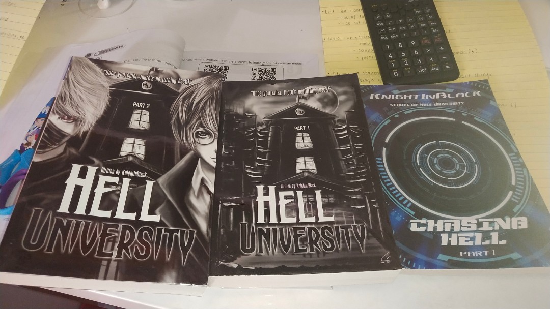HELL UNIVERSITY(1 AND 2), CHASING HELL(1 ) BY KIB(KNIGHT IN BLACK) FOR ...