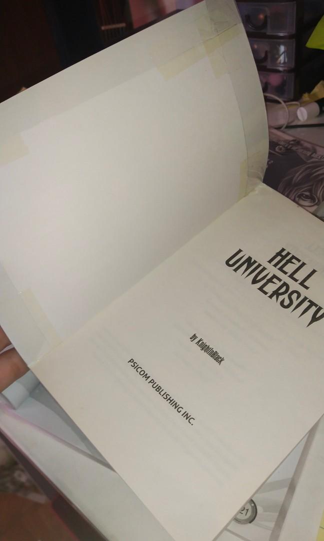 HELL UNIVERSITY(1 AND 2), CHASING HELL(1 ) BY KIB(KNIGHT IN BLACK) FOR ...