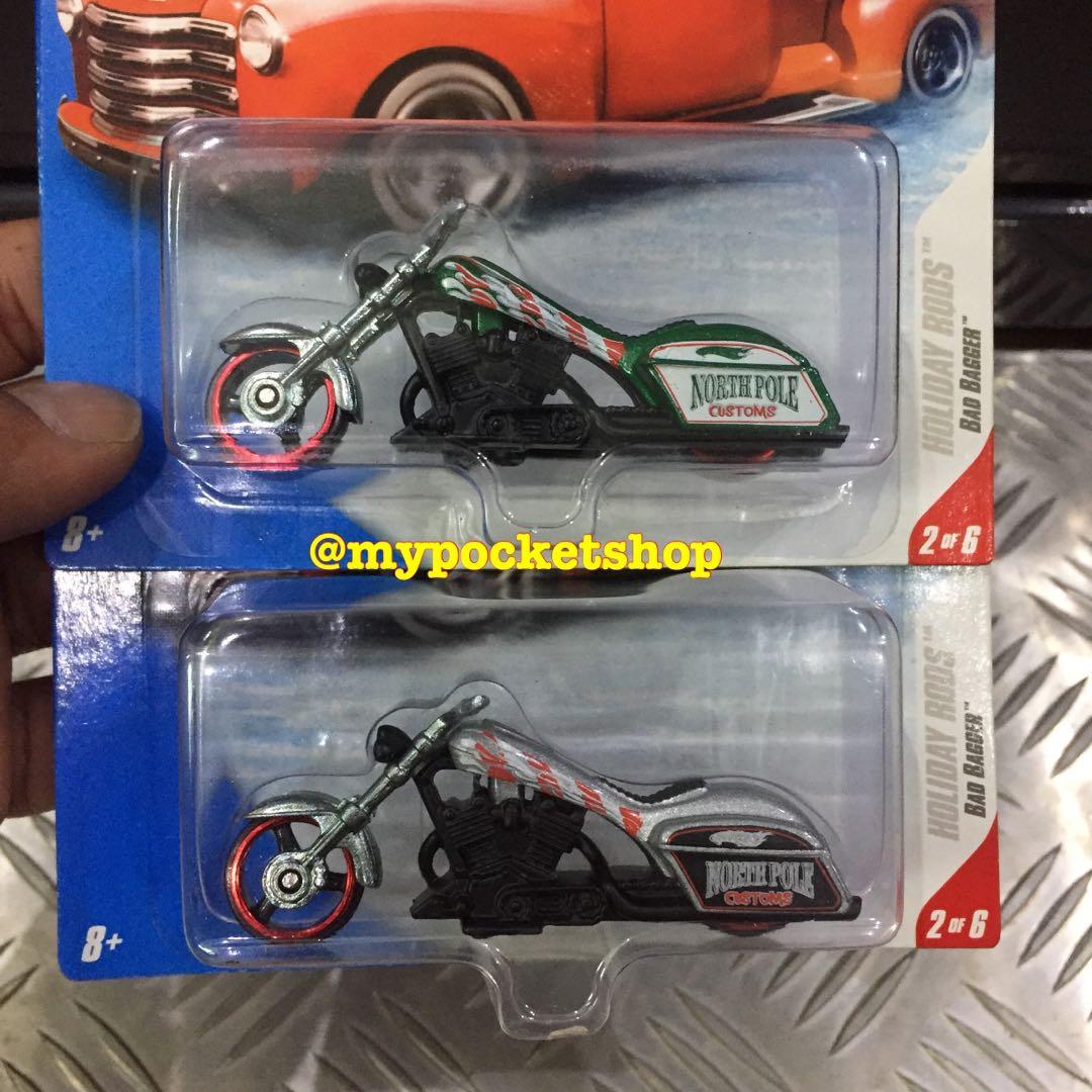 Hot Wheels BAD BAGGER - Motorcycle / Cruiser Bike / 2008 Hotwheels ...