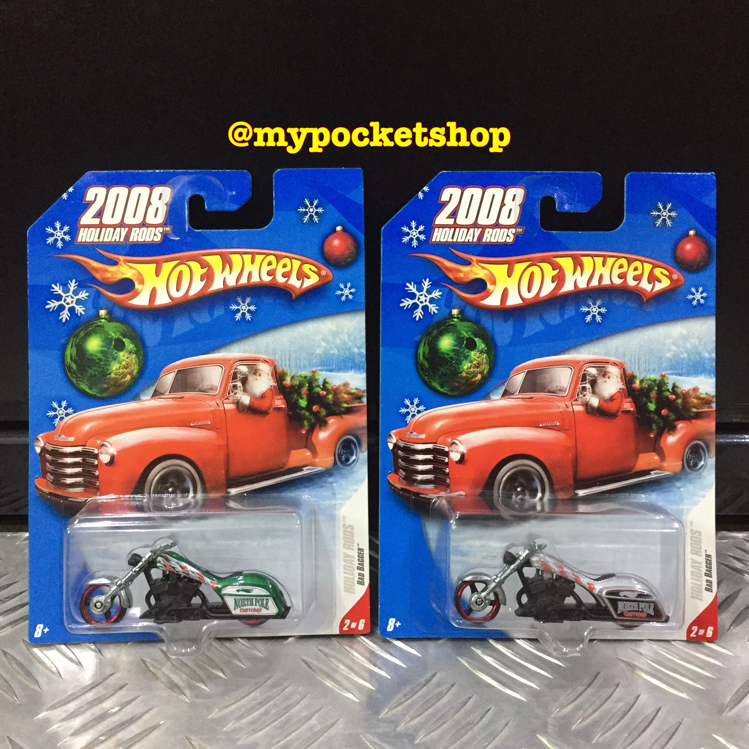 Hot Wheels BAD BAGGER - Motorcycle / Cruiser Bike / 2008 Hotwheels ...