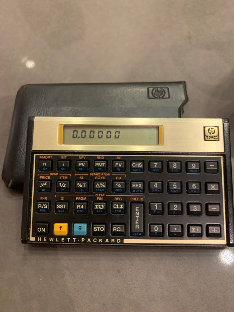 HP 12c Electronic Calculator CFA etc, Computers & Tech, Office ...