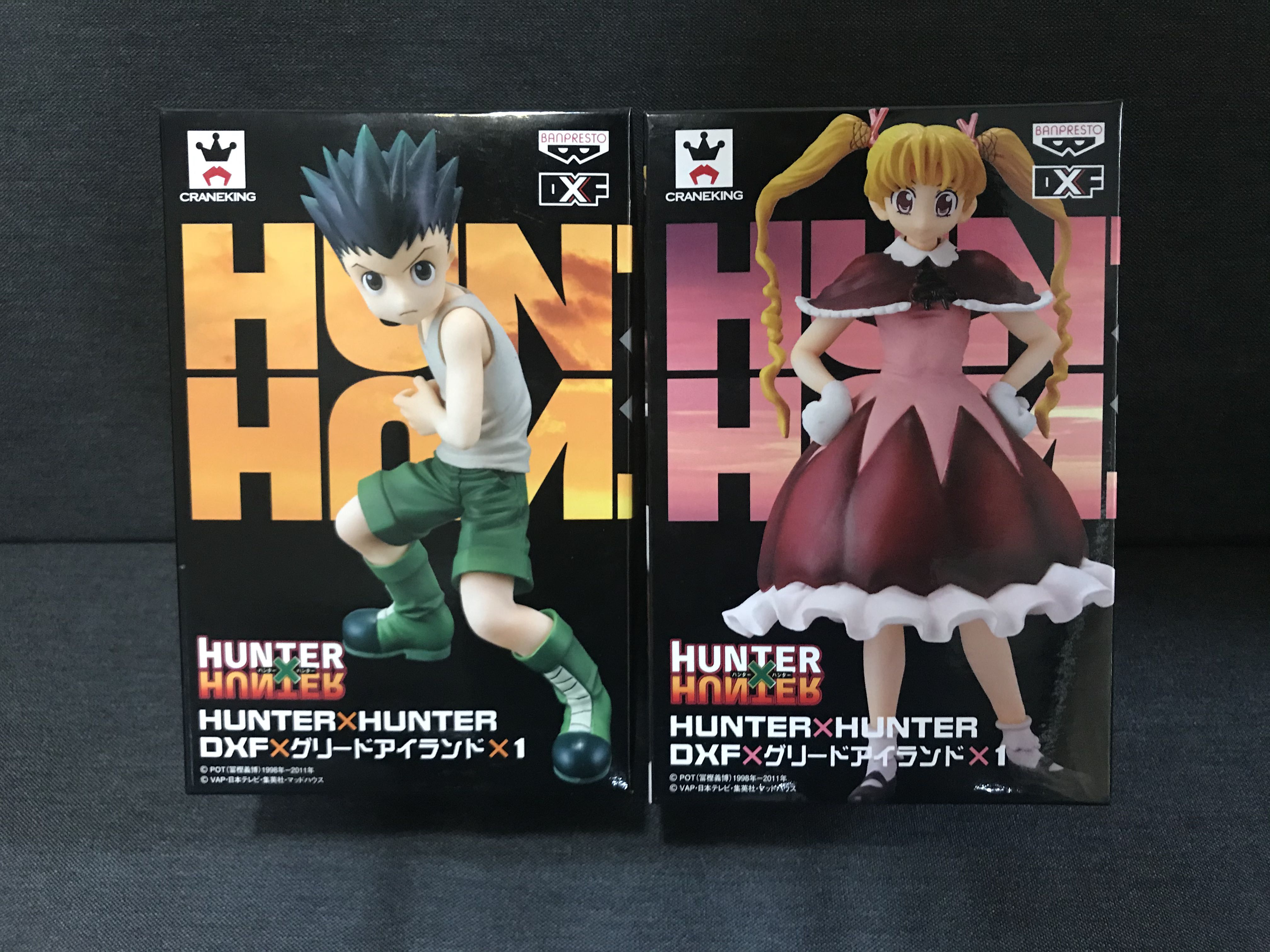 Hunter x Hunter 全職獵人 Bandai DXF 貪婪之島 Greed Island Vol.1 黑盒 小岡 + 比絲姬 兩款 ...