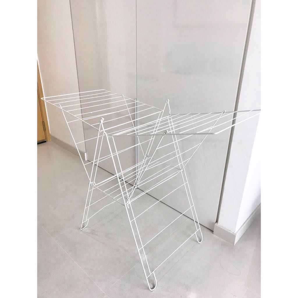 IKEA clothes drying rack, Furniture & Home Living, Furniture, Shelves ...
