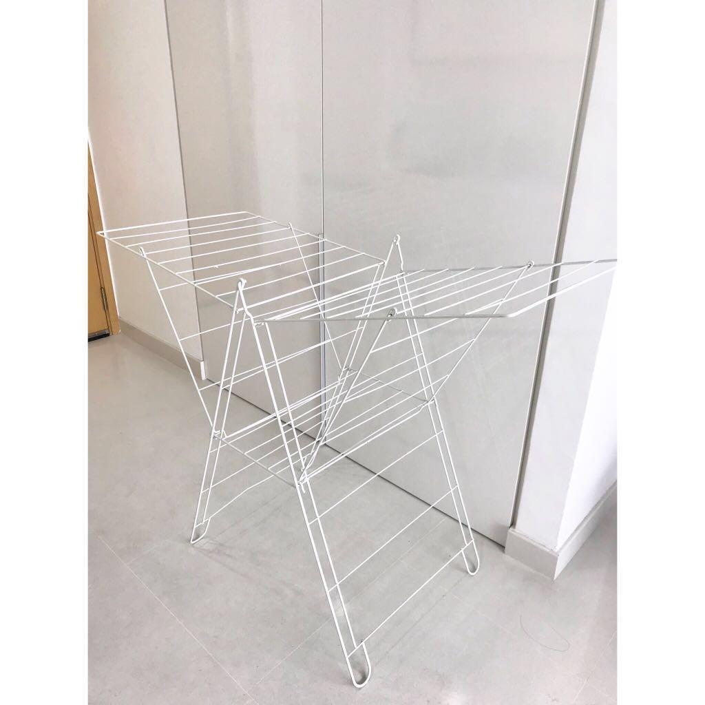 IKEA clothes drying rack, Furniture & Home Living, Furniture, Shelves ...