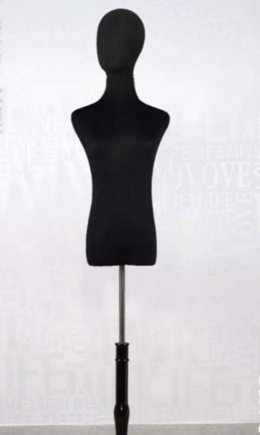 (FULL BLACK) FEMALE MANNEQUIN With HEAD (Triangle base) INSTOCK ...