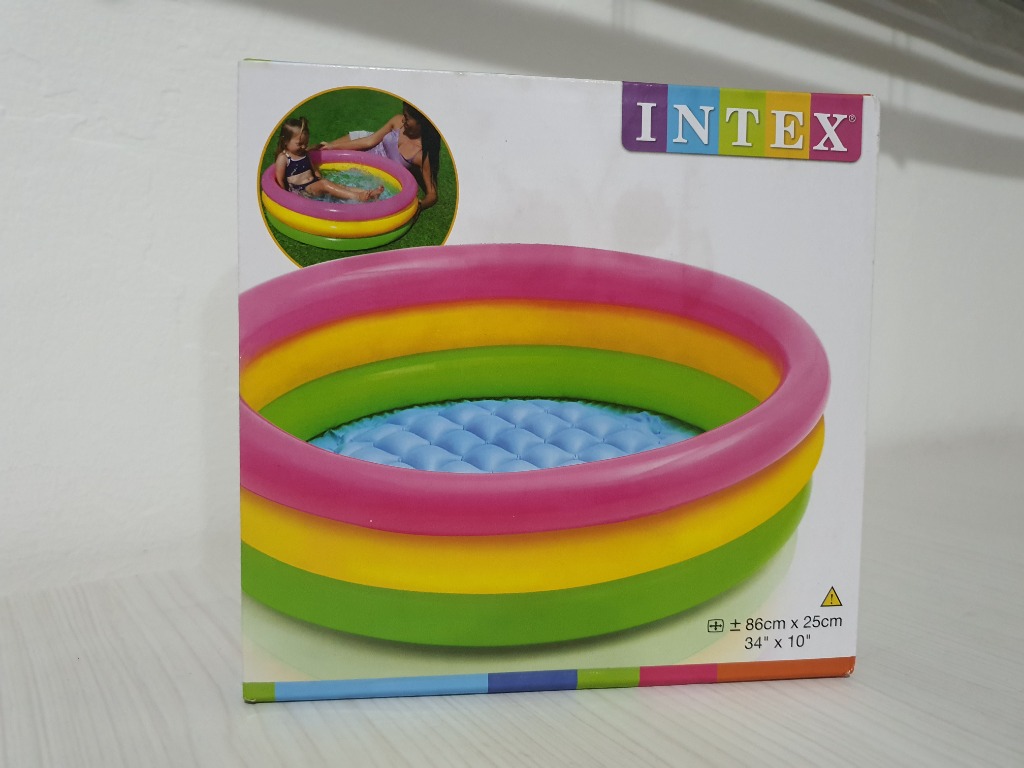 INTEX Baby inflatable pool, Babies & Kids, Toys & Walkers on Carousell