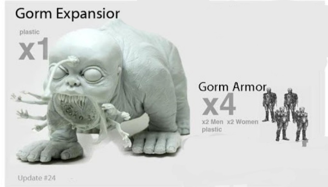 Kingdom Death Monster KDM Gorm Expansion Miniatures Set ORIGINAL ...