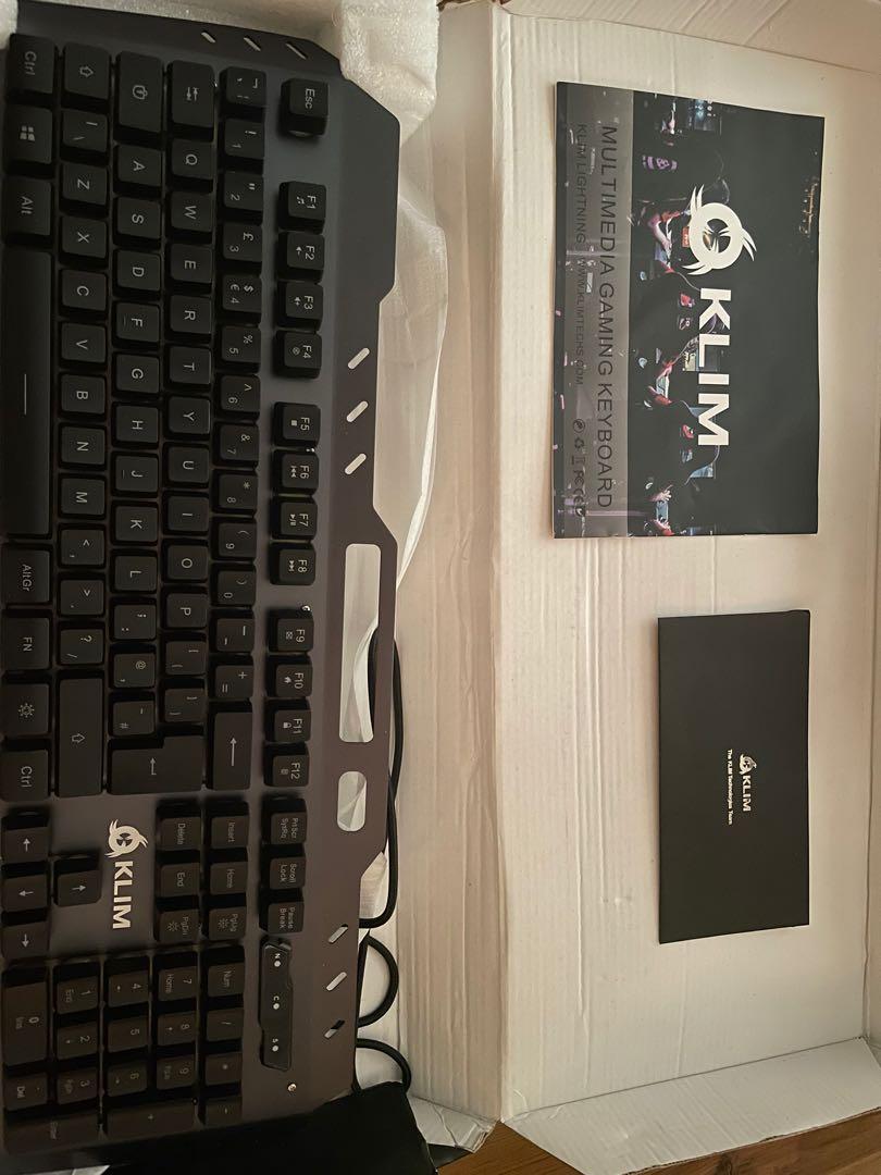 KLIM Wired Keyboard with RGB Light, Computers & Tech, Parts ...