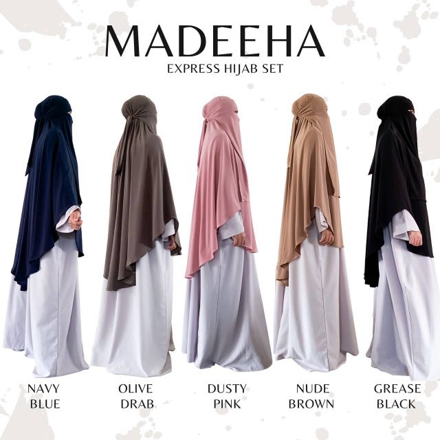 Madeeha Express Hijab Set, Women's Fashion, Muslimah Fashion on Carousell
