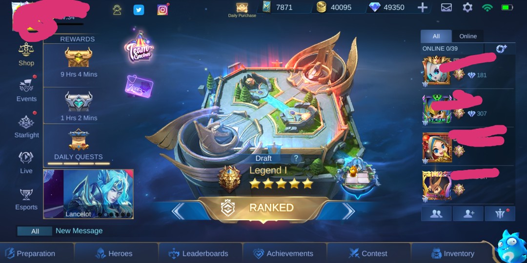 Discount $1400! 43k gems Mobile Legend MLBB Account, Video Gaming ...