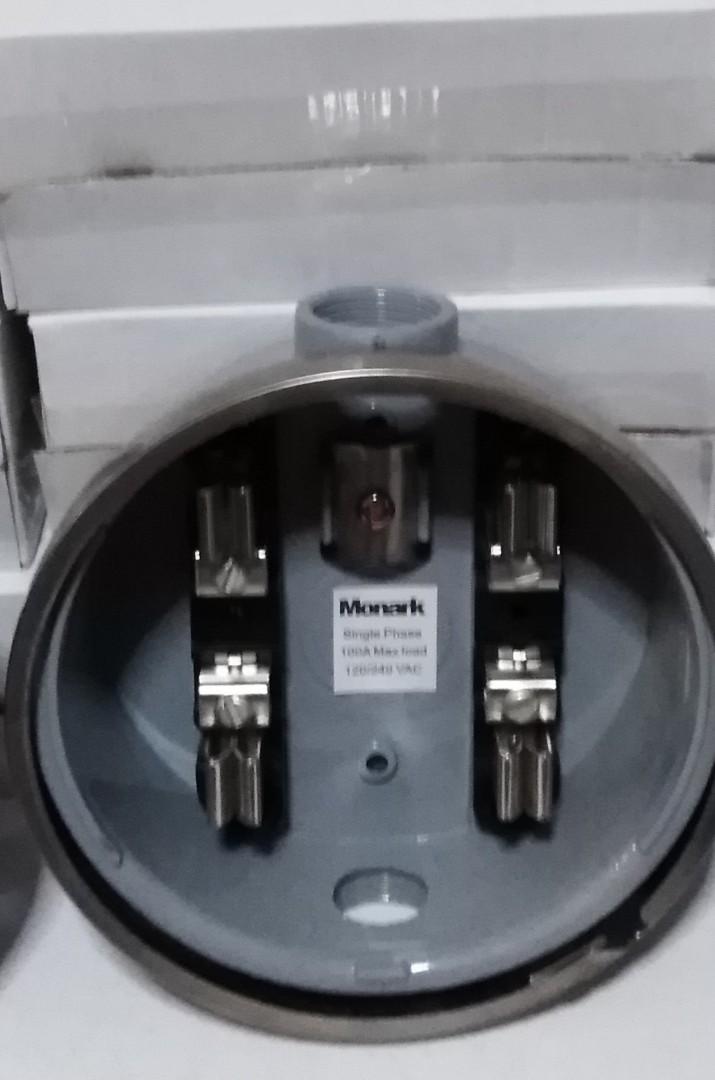 Monark meter base round, Commercial & Industrial, Construction ...