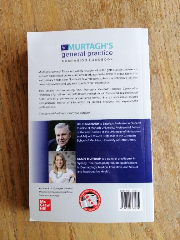 Murtagh's General Practice Handbook 7th edition, Hobbies & Toys, Books ...