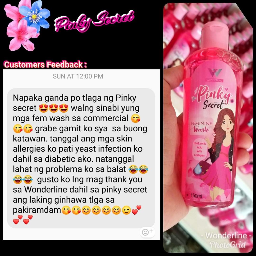 Pinky Secret Feminine Wash 150ml Beauty And Personal Care Bath And Body Body Care On Carousell