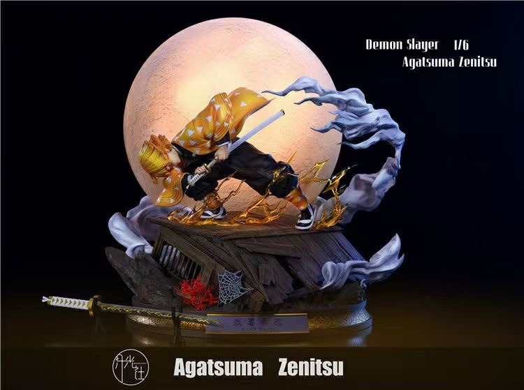 [PO] MOONLIGHT STUDIO - DEMON SLAYER AGATSUMA ZENITSU FIGURE STATUE ...