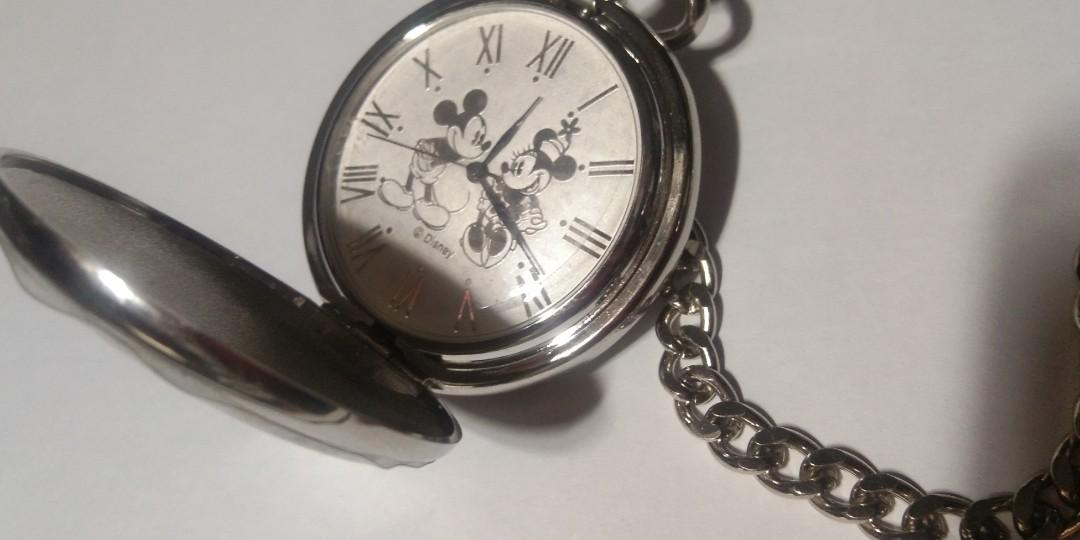 pocket watch disney mickey mouse minnie, Hobbies & Toys, Memorabilia ...