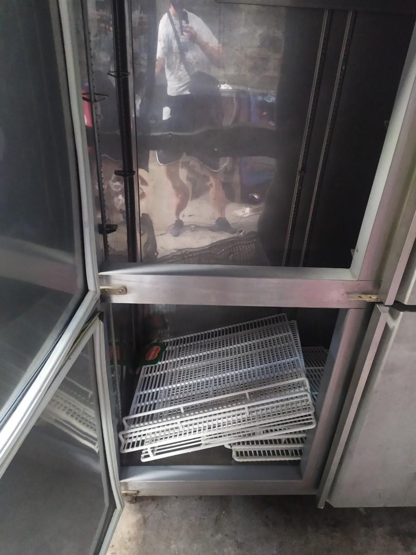 Sanden intercool 4door freezer, TV & Home Appliances, Kitchen ...