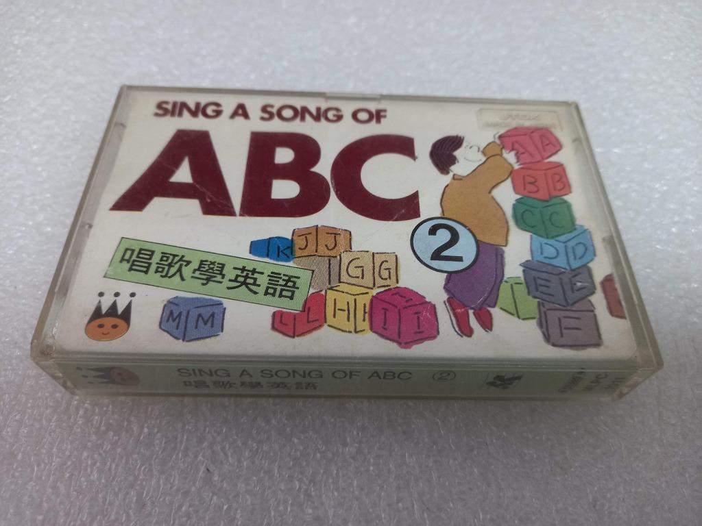SING A SONG OF ABC 唱歌學英文 CASSETTE TAPE 錄音帶 卡式帶, 興趣及遊戲, 音樂、樂器 & 配件, 音樂與 ...