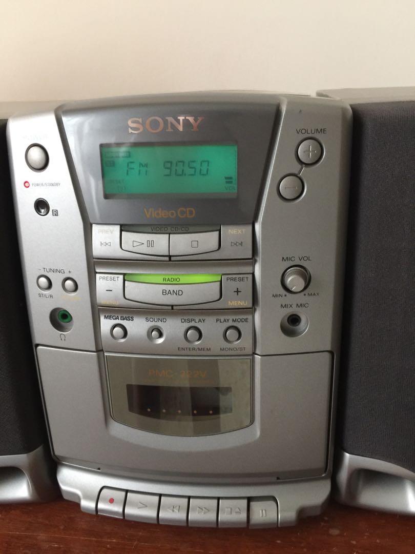 Sony Mini HI Fi with VCD/CD and radio, Electronics, Audio on Carousell